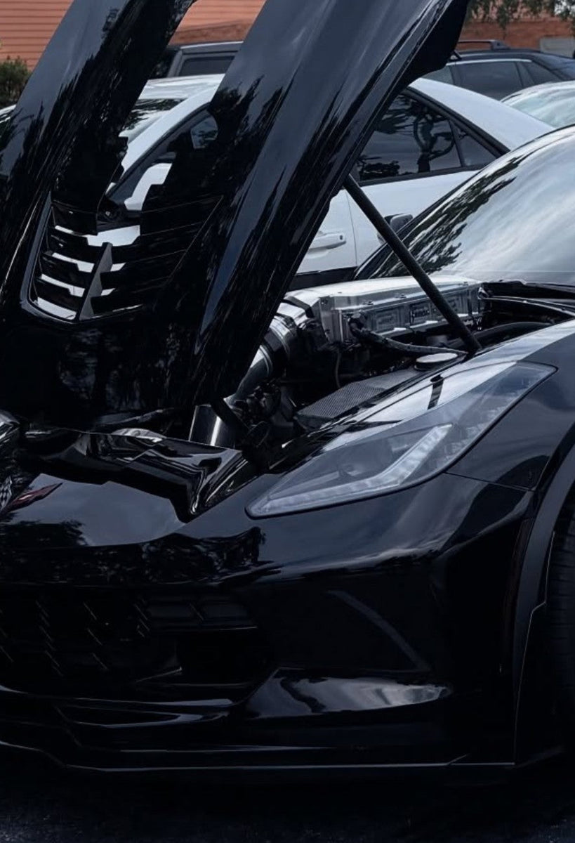 Twin Turbo C7 Corvette- Air to Water Intercooler Options – Performance ...