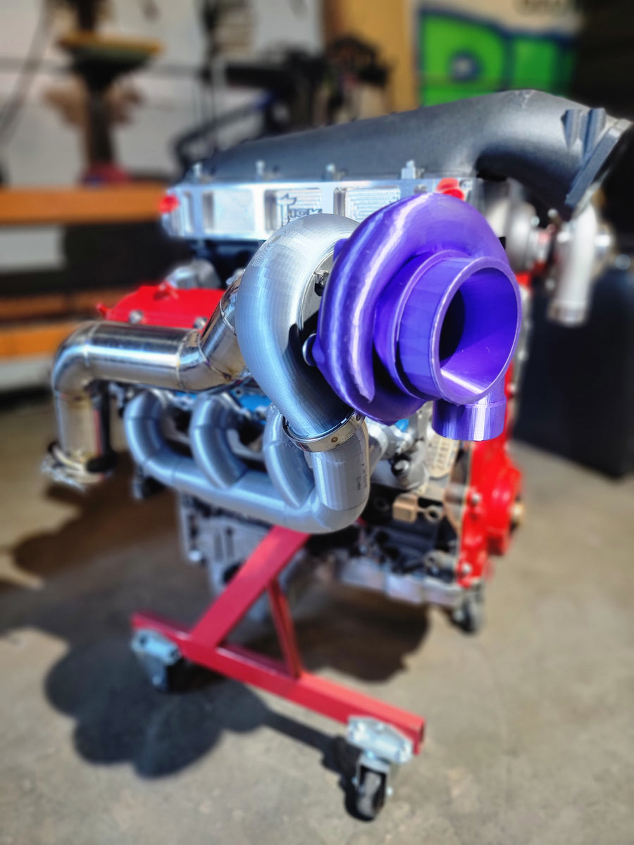 LSx/ LTx - Top Mount Turbo Manifolds - Universal - 3d Printed Mockup ...