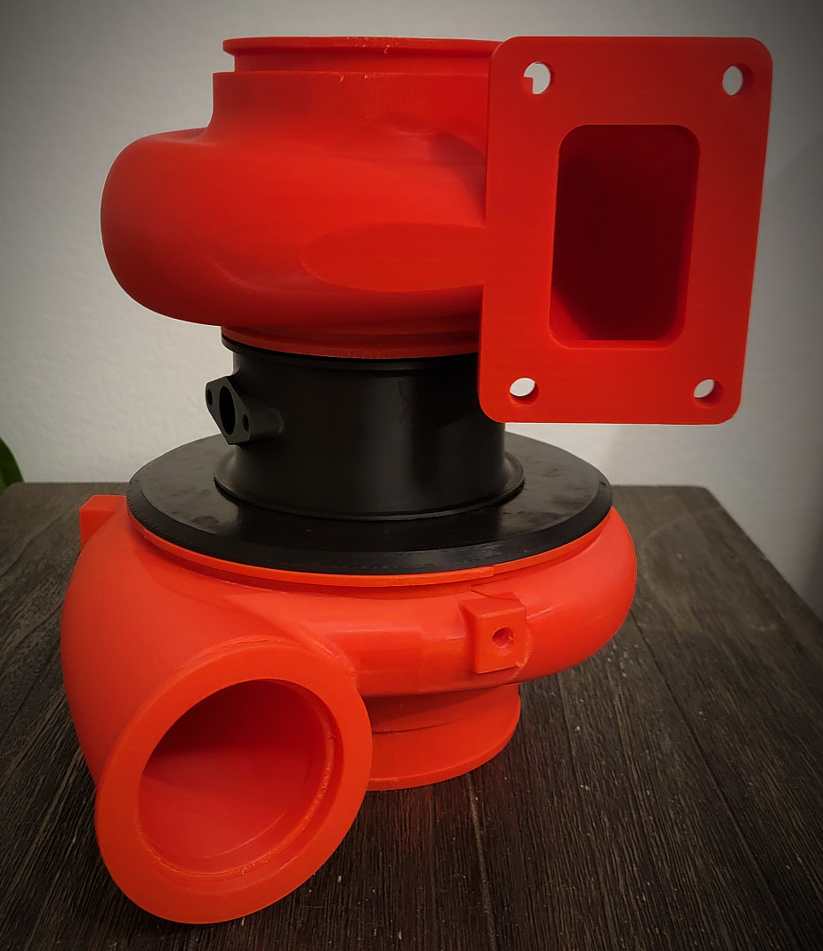3D Printed Mock-Up Turbo - T6 - Promod – Performance Supercar