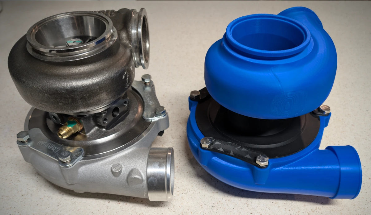 3D Printed Plastic Mock-up Turbo - Garrett G35-900/1050 – Performance ...