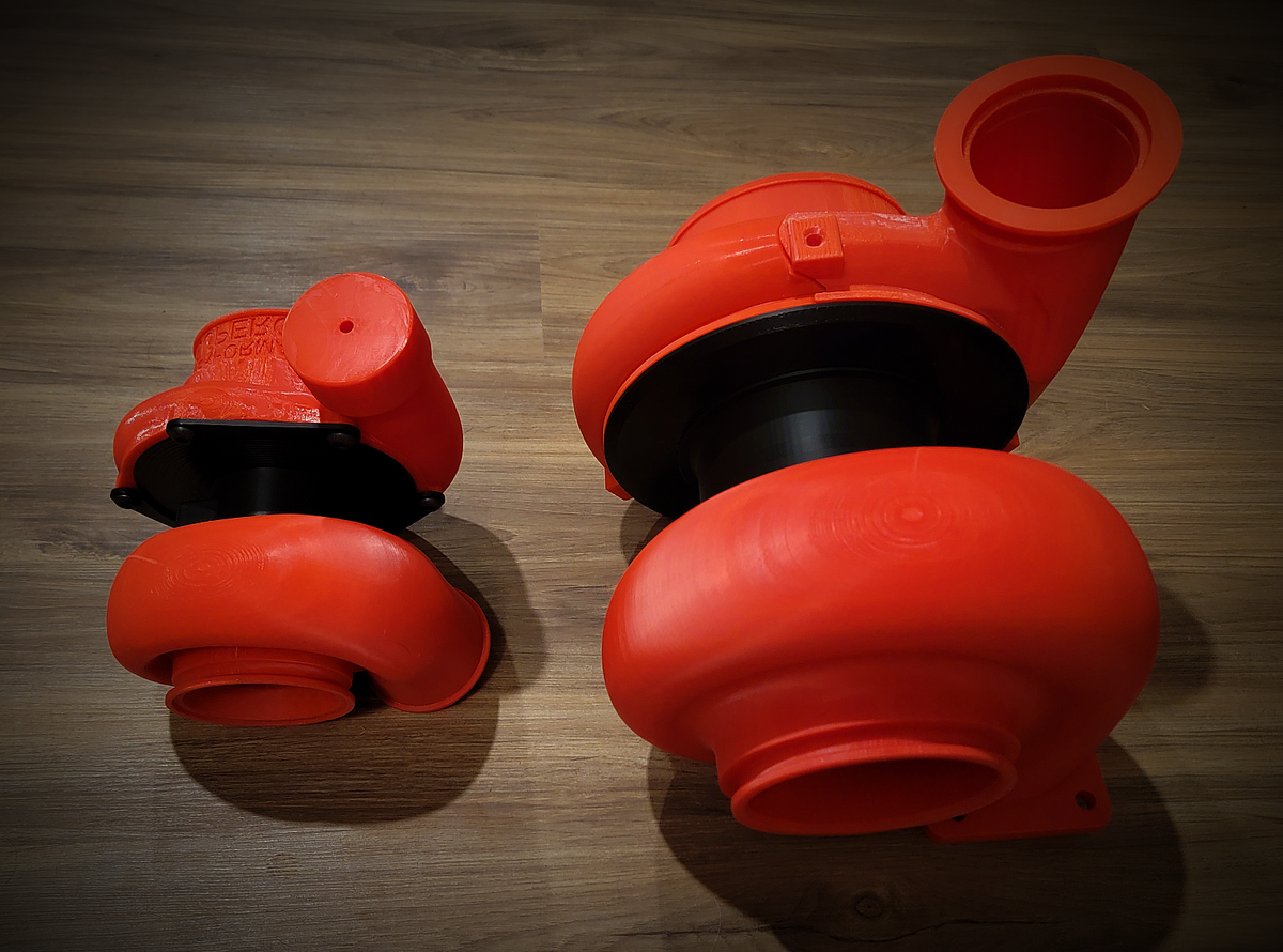 3D Printed Mock-Up Turbo - T6 - Promod – Performance Supercar